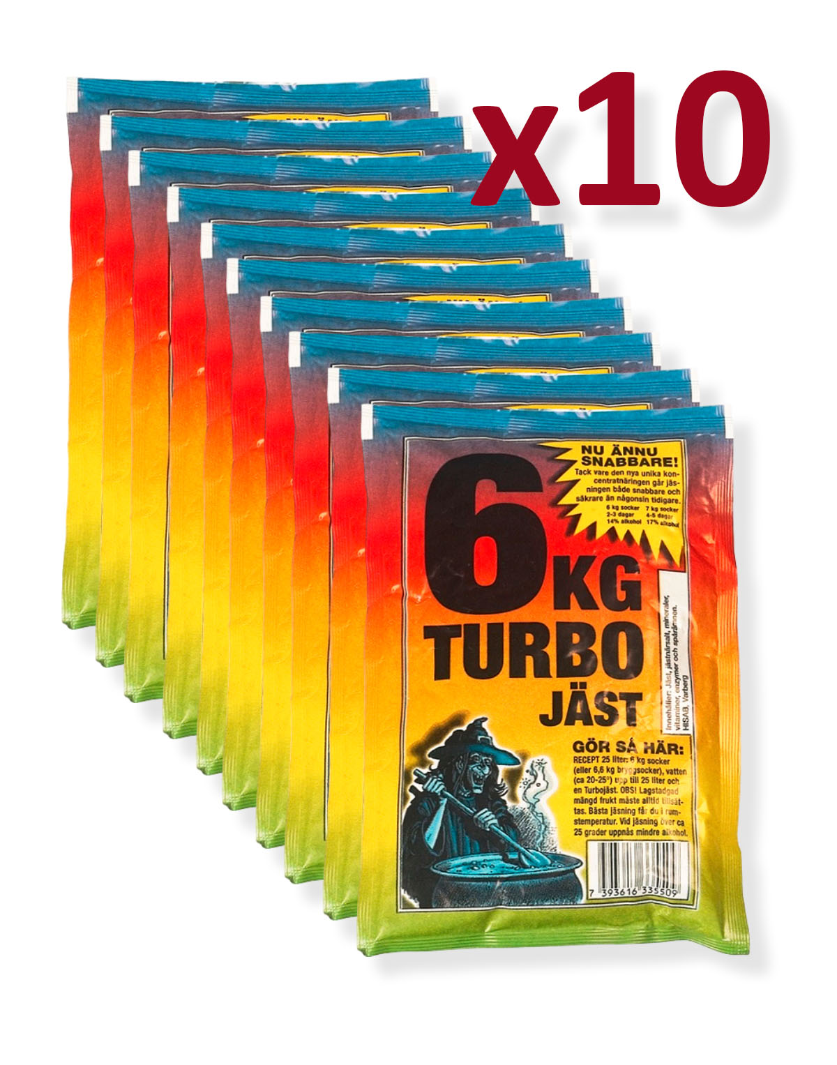 10gab - JAST 6KG (Ragana) turbo raugs 135g - aktualaspreces.lv