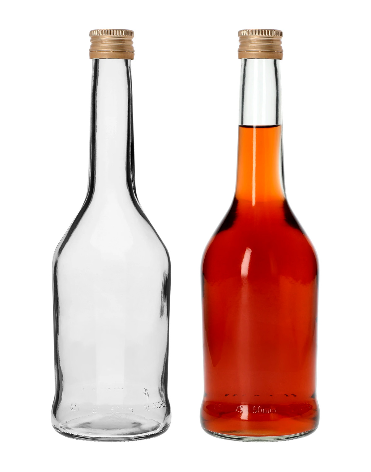 500ml pudeles Napoleon ar skrūvējamiem vāciņiem, 6 gab - aktualaspreces.lv